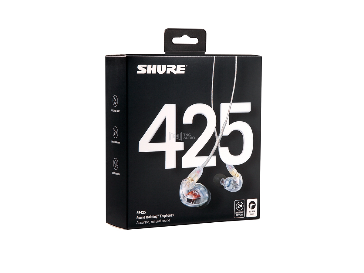 SHURE SE425 Pro - Tai nghe cách âm chuyên nghiệp | TNG Audio