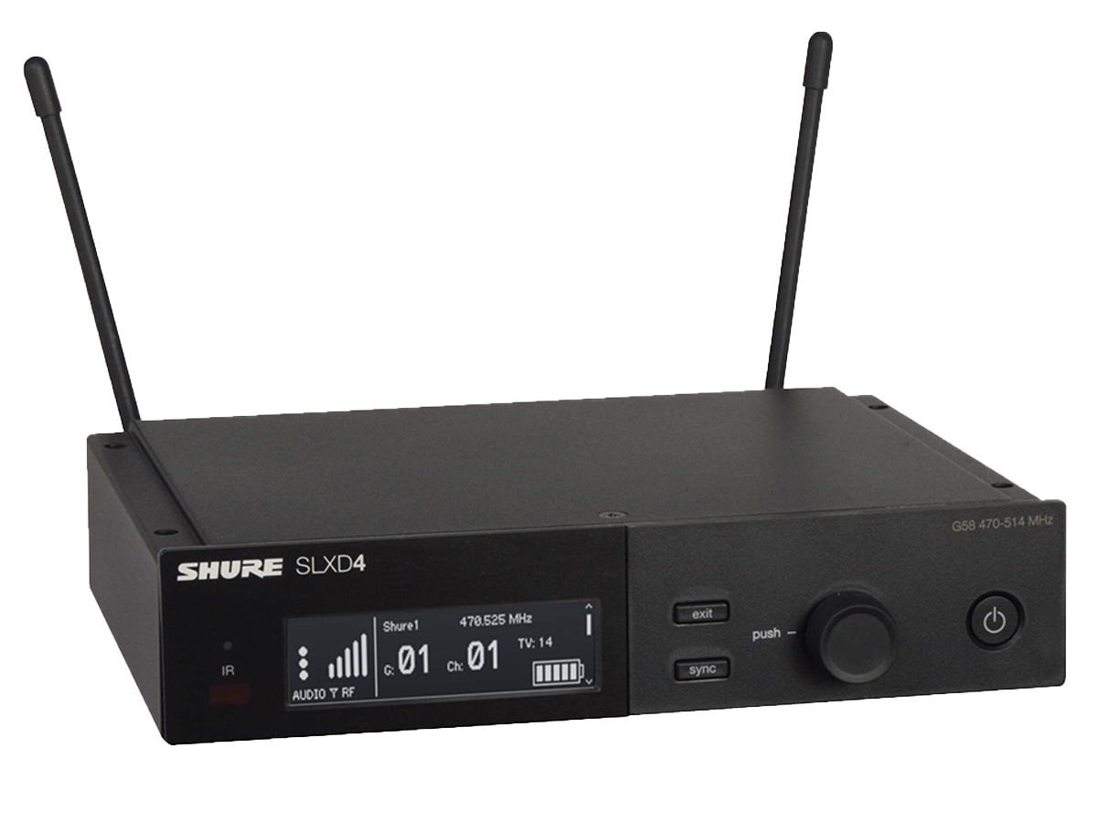 SHURE SLXD4 - Bộ thu không dây digital SLXD4 | TNG Audio