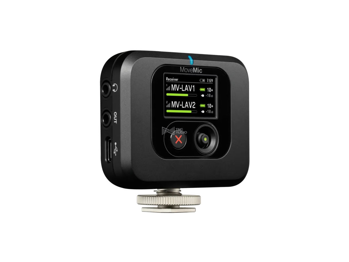SHURE MoveMic Two Receiver Kit - Hai micro cài áo không dây và bộ thu ...
