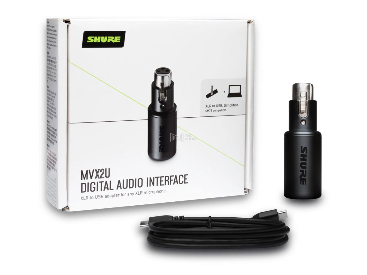 SHURE MVX2U - Giao diện âm thanh kỹ thuật số | TNG Audio