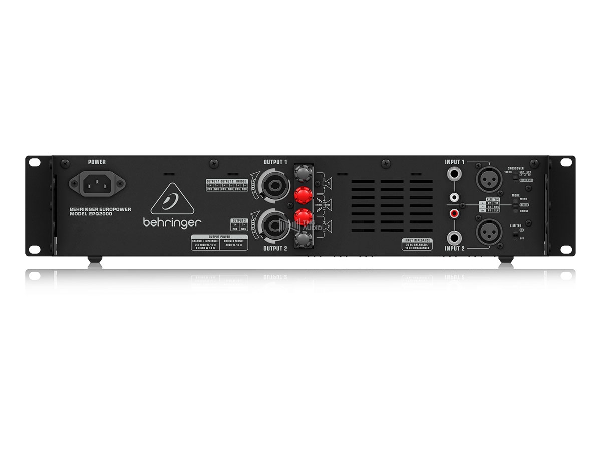 Behringer EPQ2000 - Ampli stereo công suất 2000W với công nghệ ATR ...