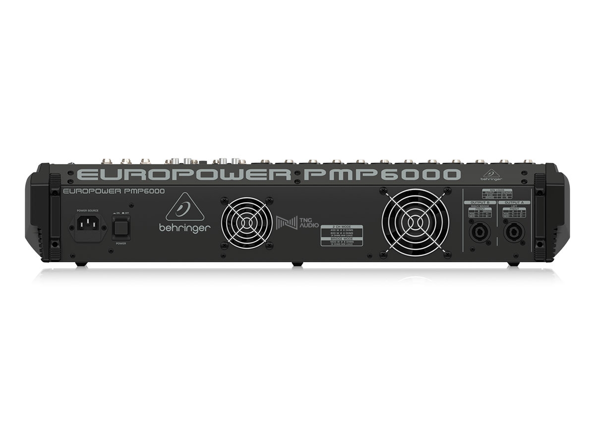 Behringer PMP6000 - Mixer 20 kênh công suất 1600 W | TNG Audio